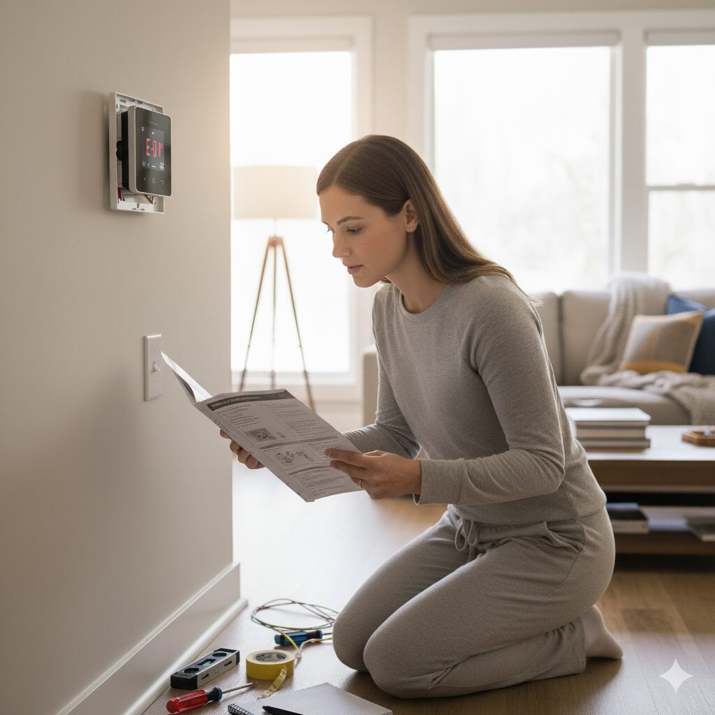 Installing A Programmable Thermostat Step By Step