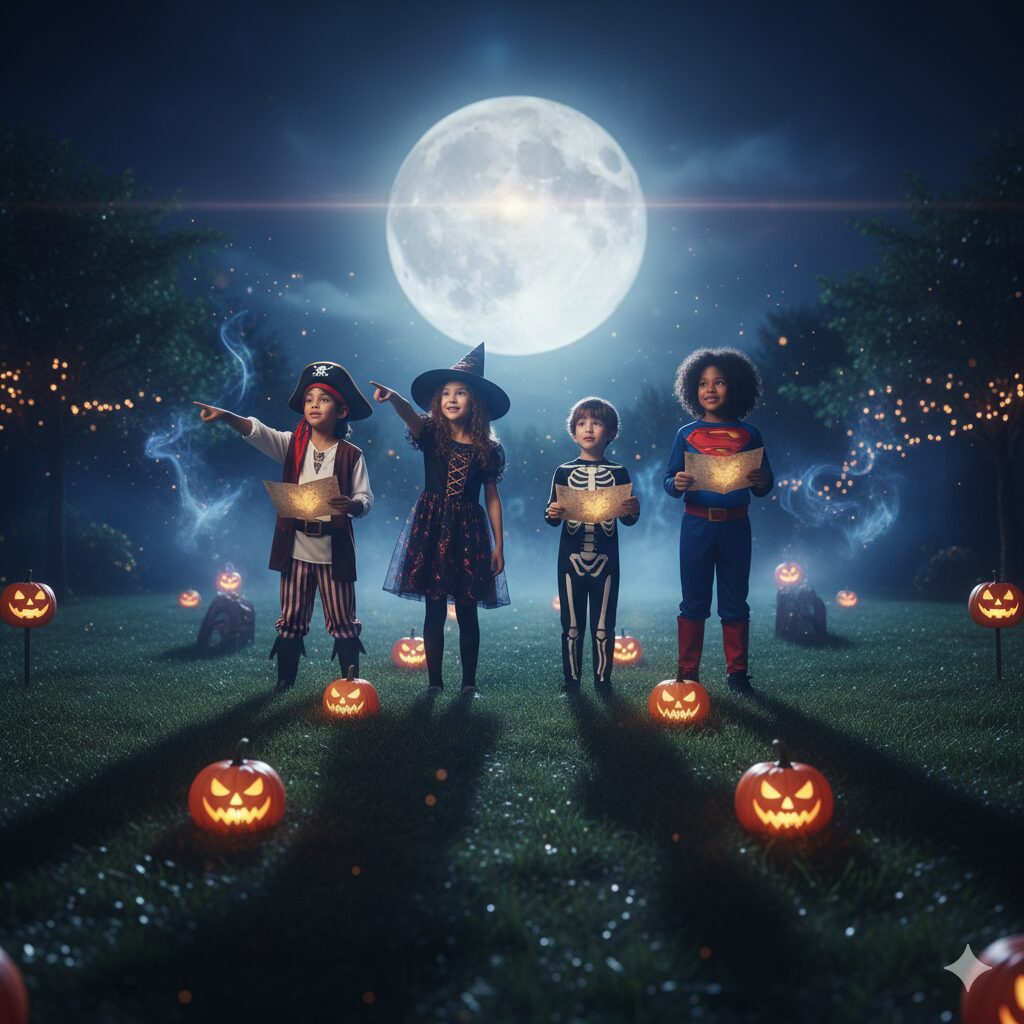 How To Create A Spooky Halloween Treasure Hunt For Kids